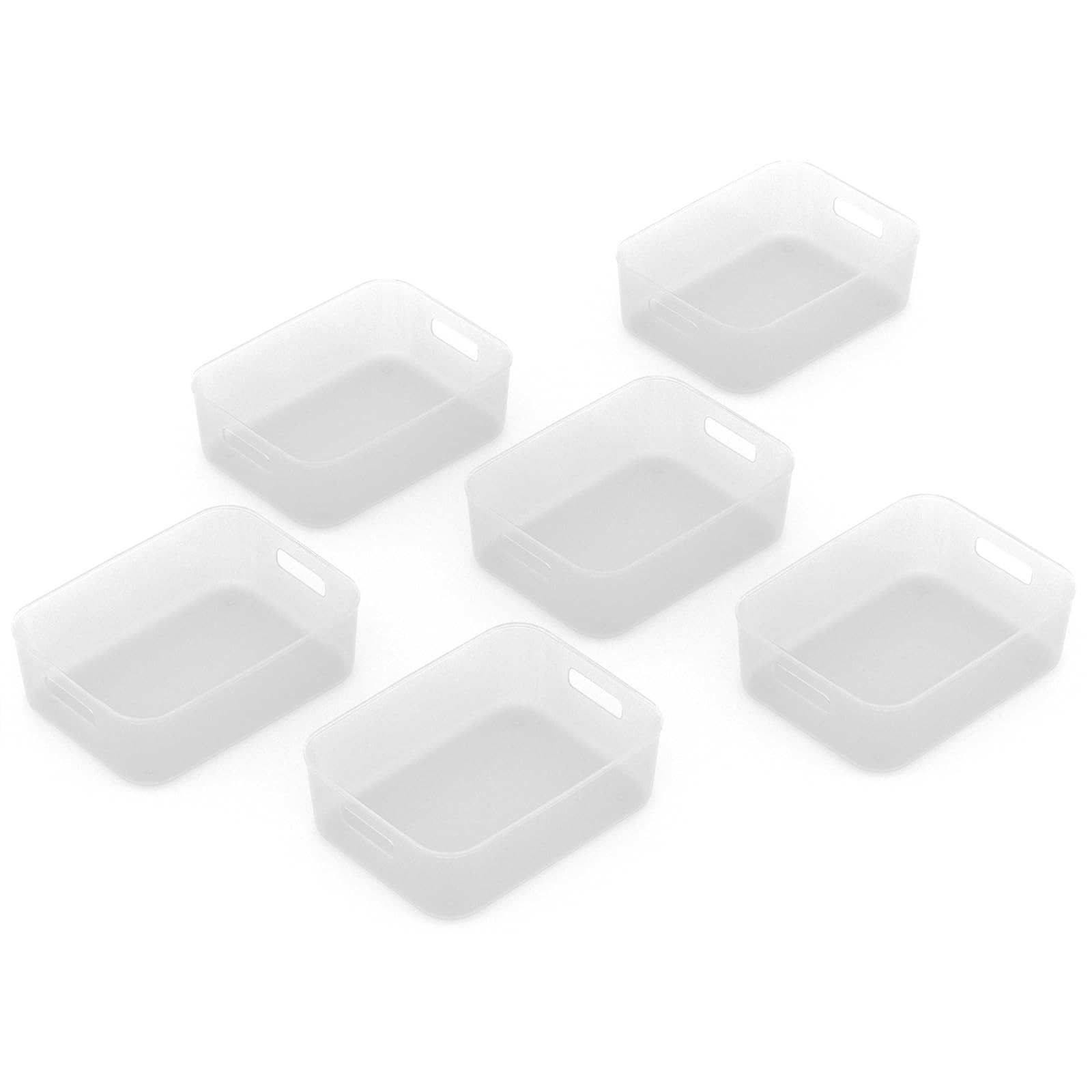 Cetomo 5L*6 Storage Basket, Plastic Open Storage Box, Containers for ...