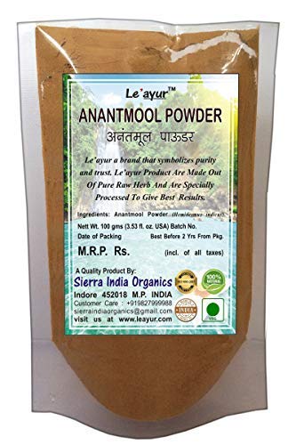 Buy Le'ayur Anantmool or Anantmula (Hemidesmus indicus) Powder 100 ...