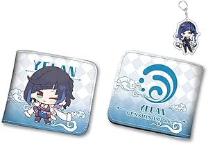 Amazon.com: SodaMeow Genshin Impact Wallet for Women Men Kawaii Bifold ...