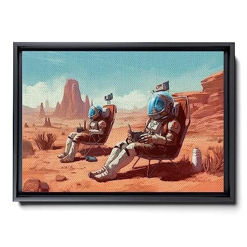 Amazon.com: Extraterrestrial Getaway, Aliens on Vacation, Sci-Fi Art ...