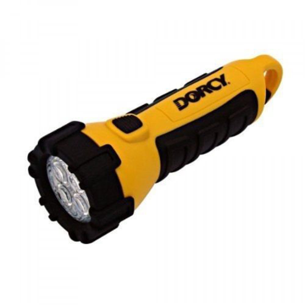 Dorcy Waterproof LED Flashlight 41-2510, 55-Lumens, Yellow, Handheld ...