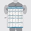 Bodyweight Workout Exercise Poster - Body Weight Workout Chart ...