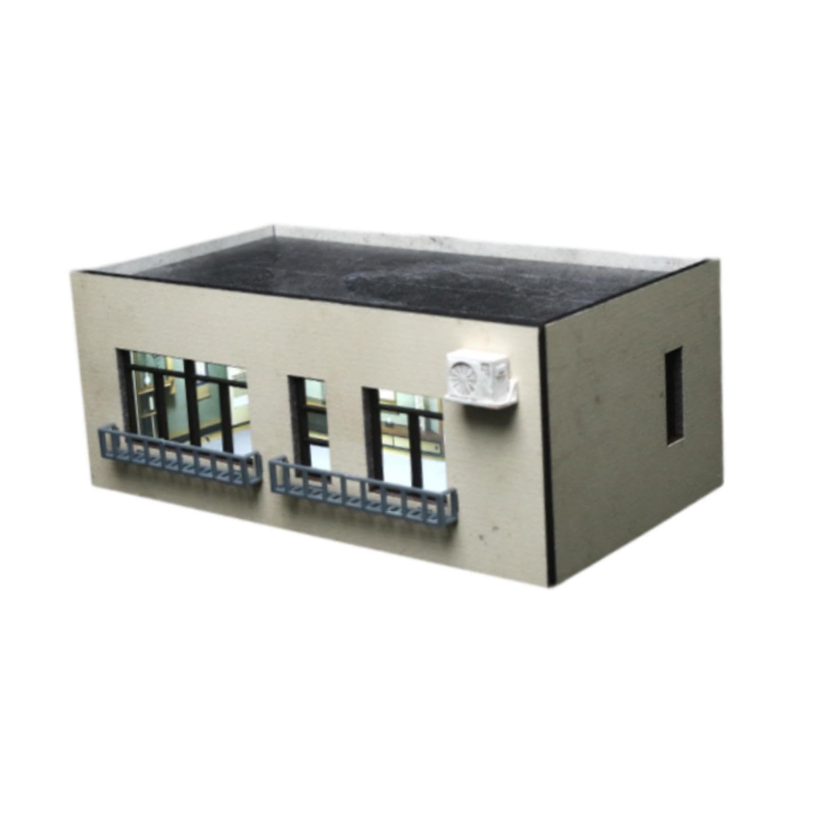 Amazon | STARTIST 1/64 HO スケールモデルハウス建物ジオラマ卓上装飾砂テーブル装飾モデル風景趣味のおもちゃの飾り, A | 鉄道模型 通販