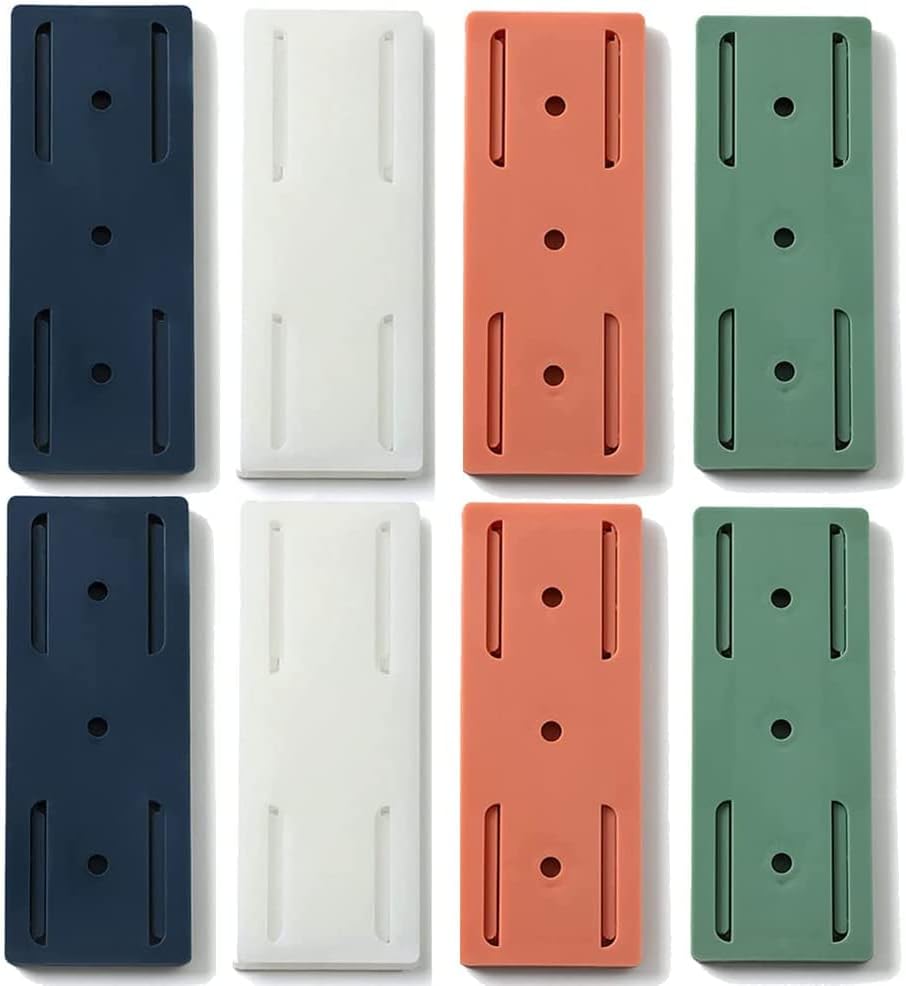 Amazon.com: 8 Pcs Self-Adhesive Desktop Socket Fixer, Adhesive Punch ...