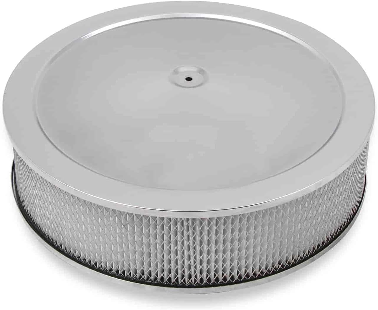Amazon.com: Holley 4150 Drop-Base Air Cleaner Chrome W/Paper Filter ...