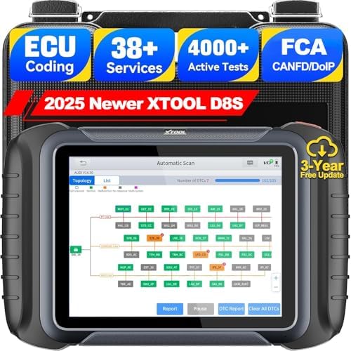 XTOOL D9S PRO ECU Programming & Coding Scan Tool with 3-Year Updates ...