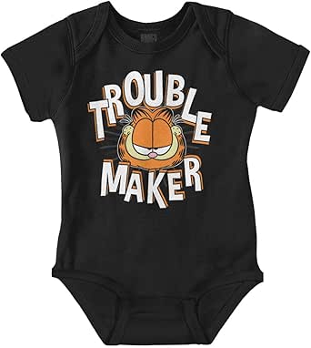 Amazon.com: Brisco Brands Garfield Cartoon Funny Troublemaker Baby ...