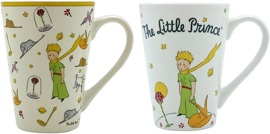 Amazon.com: The Little Prince Porcelain Mug, Set of Two Pieces : 居家與廚房