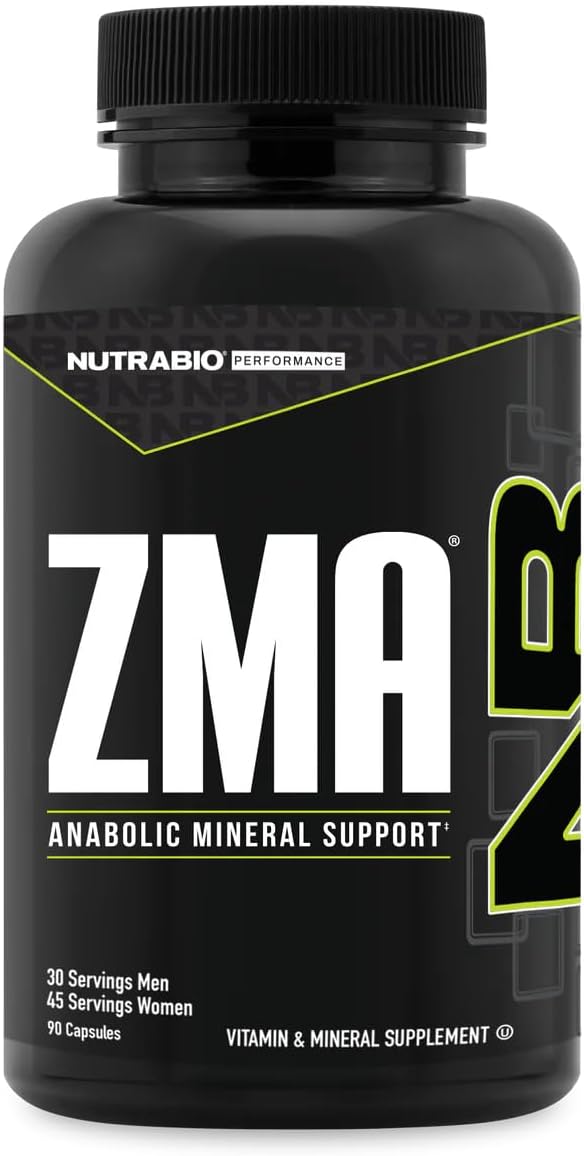 Amazon.com: NutraBio ZMA Supplements for Men & Women- Zinc Magnesium ...