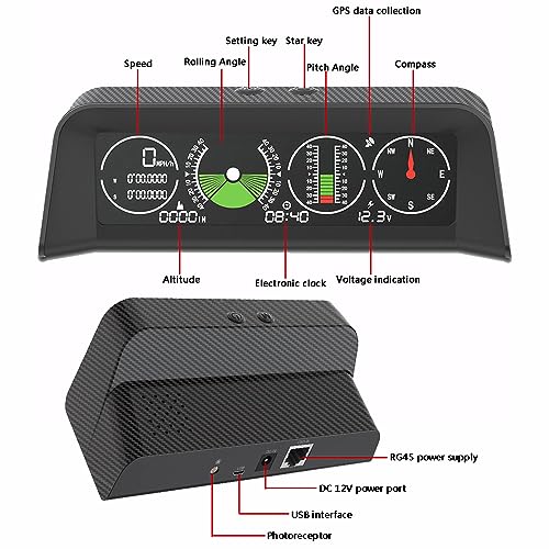 Snapklik.com : Car Inclinometer Level Tilt Gauge Digital Inclinometer ...