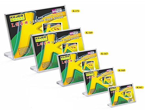 Dolphin Kejea Display Card Stand K-171 Horizontal A4, Pack of 2 Pcs : Amazon.in: Office Products