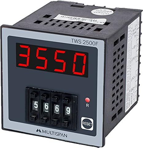 MULTISPAN DIGITAL PRESETTABLE COUNTER_TWS-2500F : Amazon.in: Industrial ...