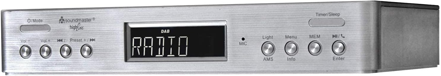 soundmaster UR2045 Under Cabinet Bluetooth/FM/DAB/DAB+ Kitchen Radio ...