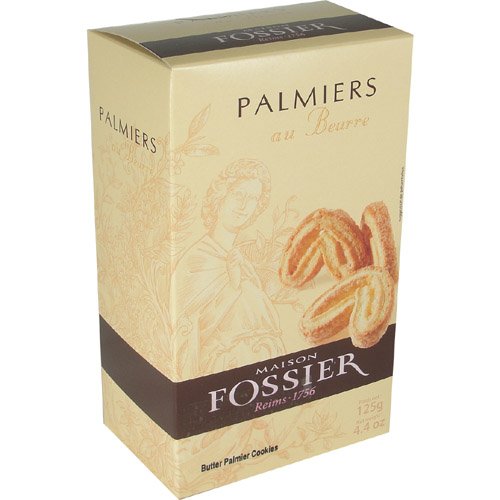 Amazon.com : Fossier Palmiers Mini Elephant Ears : Butter Cookies ...