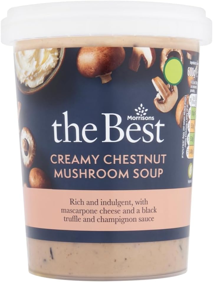 Morrisons The Best Mushroom Soup 600g : Amazon.co.uk: Grocery