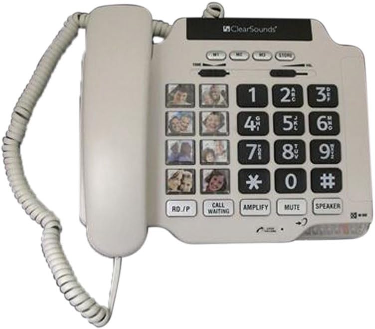 Amazon.com : Clearsounds Amplified Visual Ringer Corded Spirit Phone ...