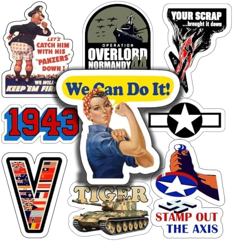 Amazon.com: WW2 History Stickers -World War 2 Perfect for History ...