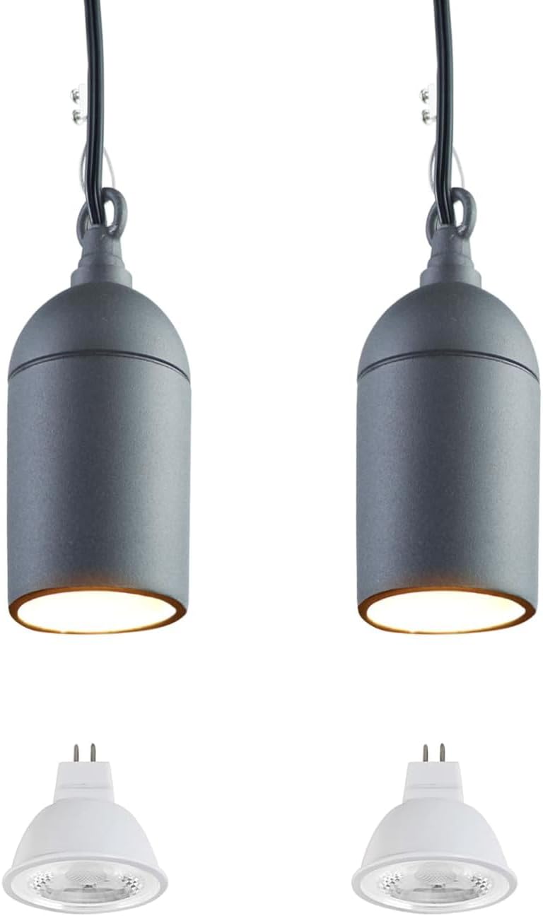 Cheopha Outdoor Pendant Hanging Lights,12V Low Voltage Landscape ...