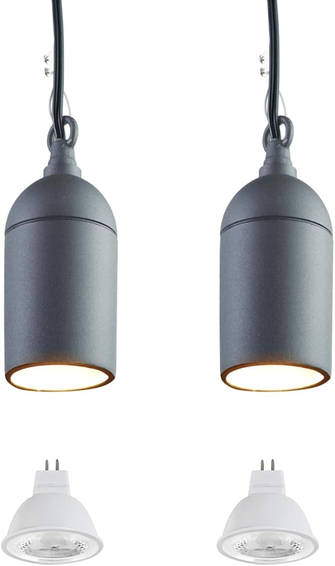 Cheopha Outdoor Pendant Hanging Lights,12V Low Voltage Landscape ...