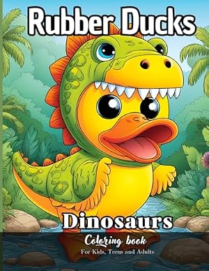 Amazon.com: Rubber Duck Coloring Book For Adults, Teens, and Kids: 50 ...