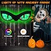 Amazon.com : [APP & Timer] Smart Halloween Window Lights Spooky Glowing ...