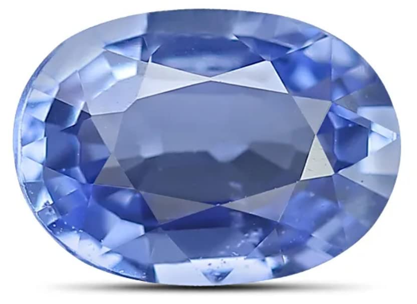 Buy SreeGems Neelam Stone Original Certified 5.25 Ratti Oval Shape 4.75 ...