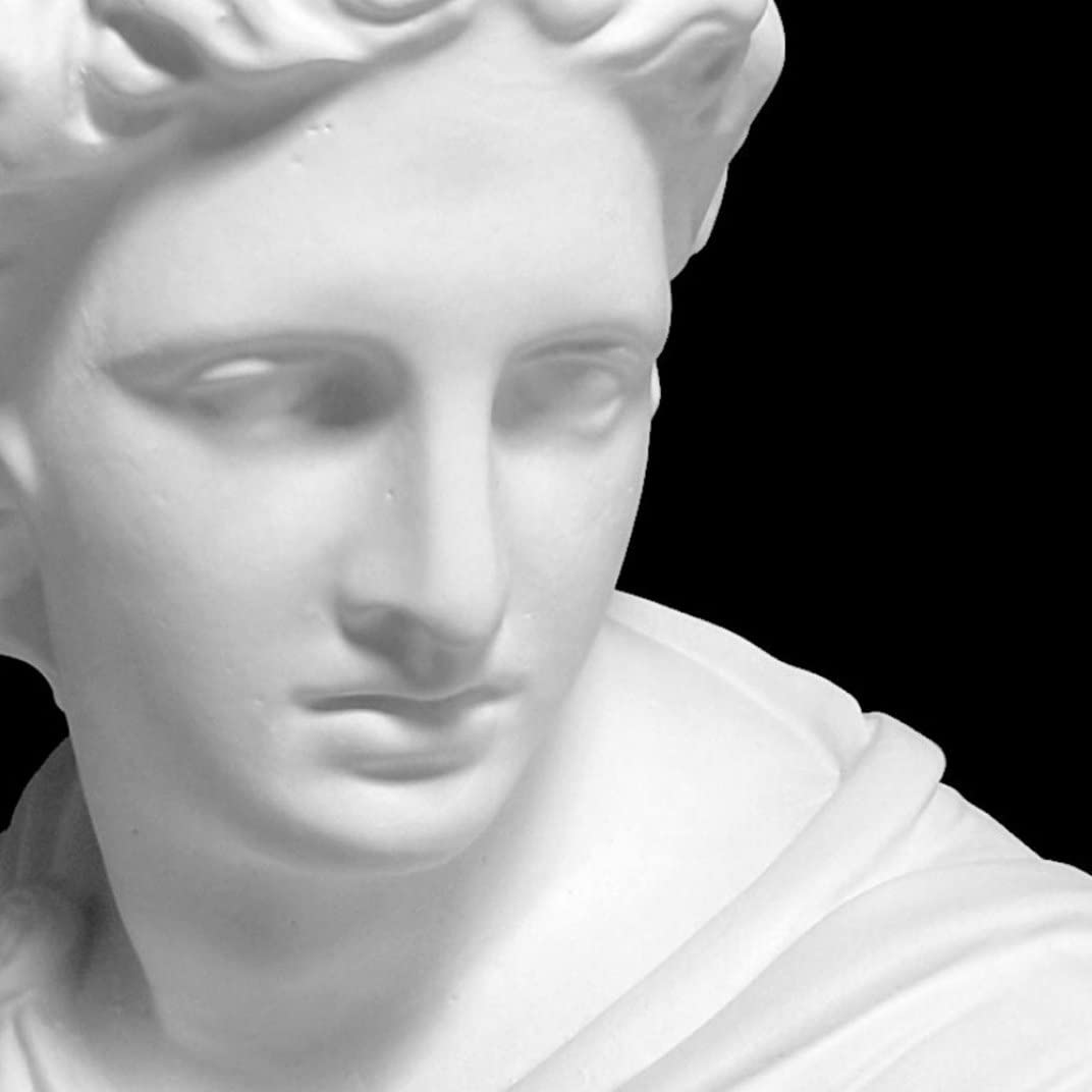 Roman Statue Face God