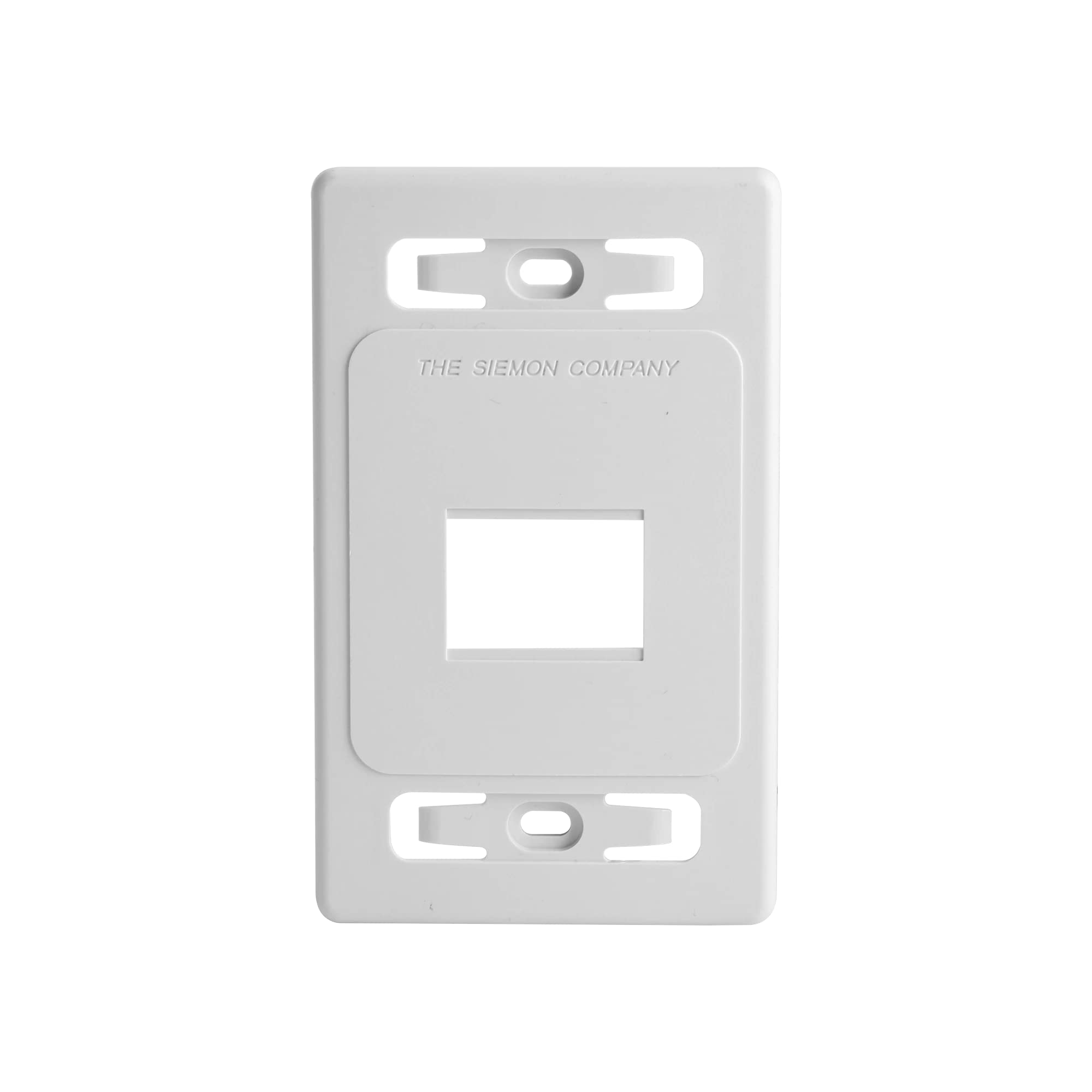 Siemon MX-FP-S-02-02 Max-Module Face-Plate, 2-Port, 1-Gang, White ...