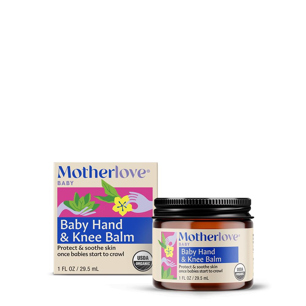 Motherlovebaby Hand And Knee Balm 1 Oz Herbal Ointment Crawling ...