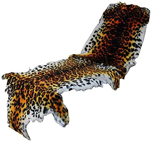 Amazon.com: Leopard Printed Animals Area Rug Real Australia Sheepskin ...