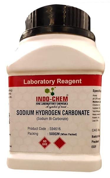 NewChem Indo-Chem Sodium Hydrogen Carbonate 500Gm | Laboratory Reagent ...