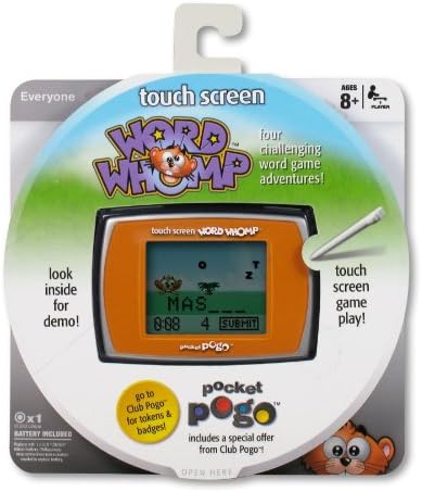 Amazon.com: Hasbro Word Whomp Touch Screen Pocket Pogo : Toys & Games