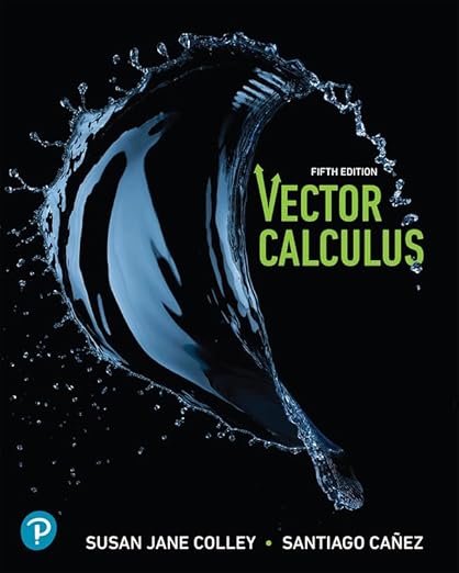 Amazon.com: Vector Calculus: 9780136800064: Colley, Susan: Books