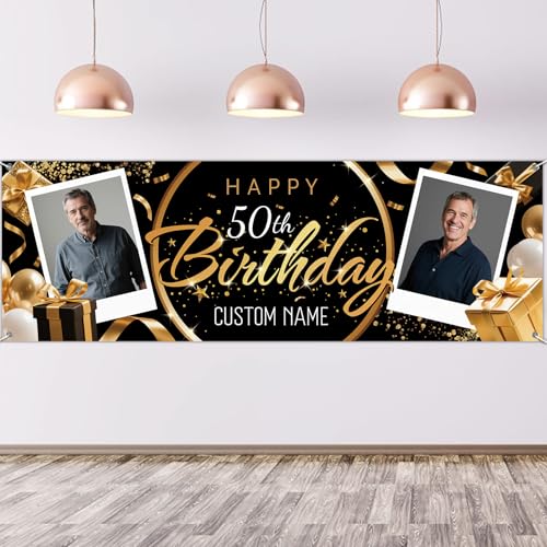 Best Personalized Birthday Banners With Photos for Party Memories ...