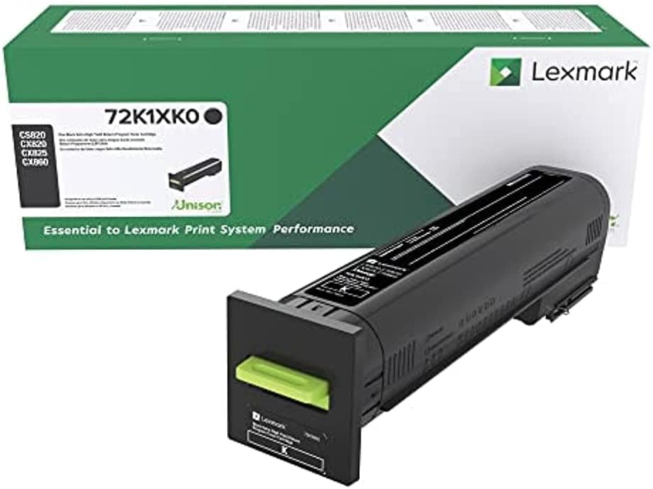 Amazon.com: Lexmark 72K1XK0 CS820, CX820, CX825, CX860 Black Extra High ...