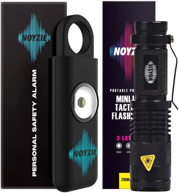 Personal Alarm NOYZIE Personal Safety Alarm with LOUD 125db Siren & 200 ...