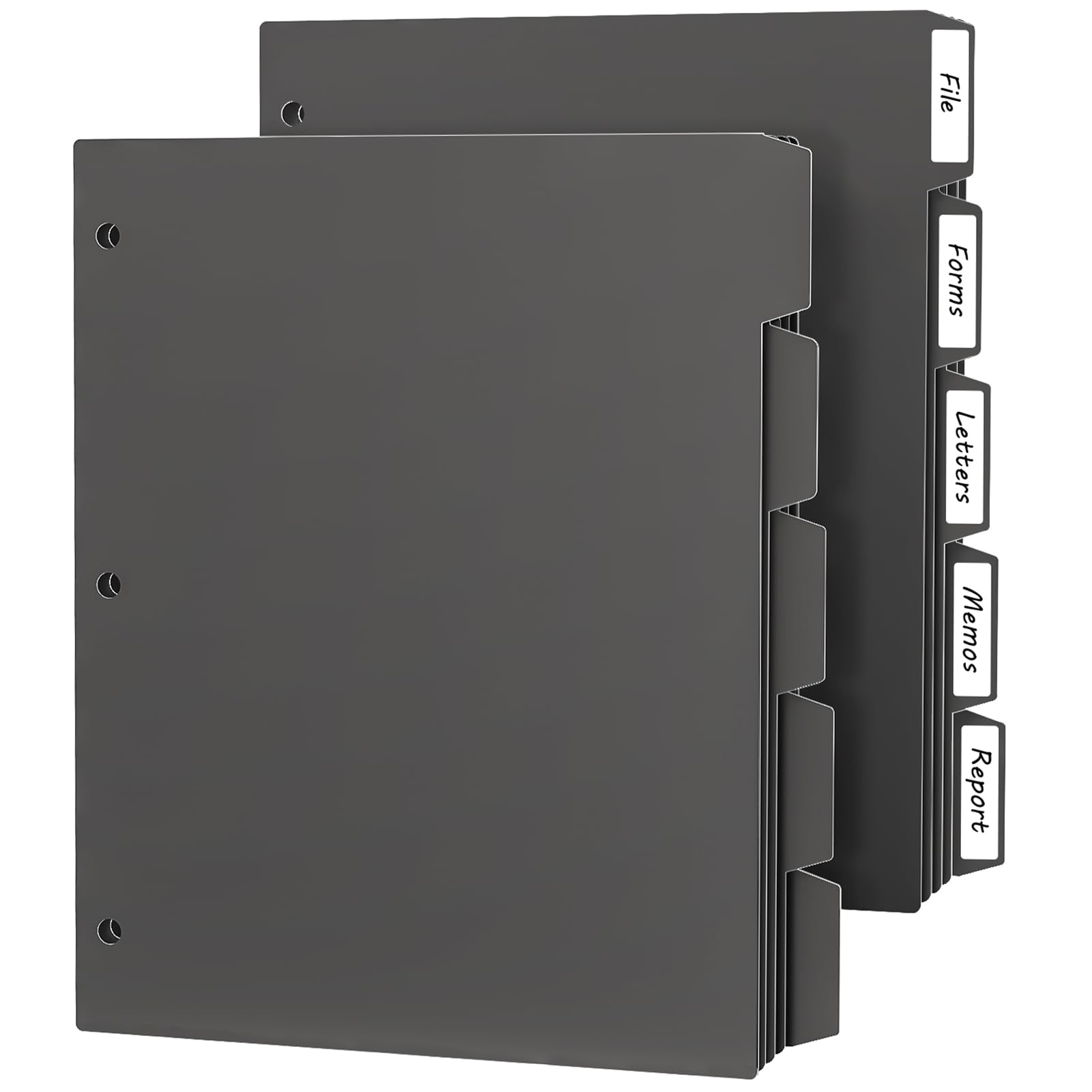 Amazon.com : HABGP 3 Ring Binder Dividers with 5 Tabs, 10 Pcs Binder ...