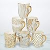 Amazon.com: Matrix Gold Porcelain Coffee & Tea Mug Set – Premium Fine ...