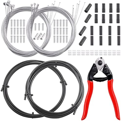 Amazon.com: 103pcs Universal Bicycle Brake Cable Kit, Brake Cable and ...