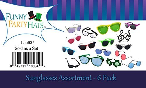 Amazon.com: Costume Sunglasses - Party Sunglasses - Prop Sunlasses for ...