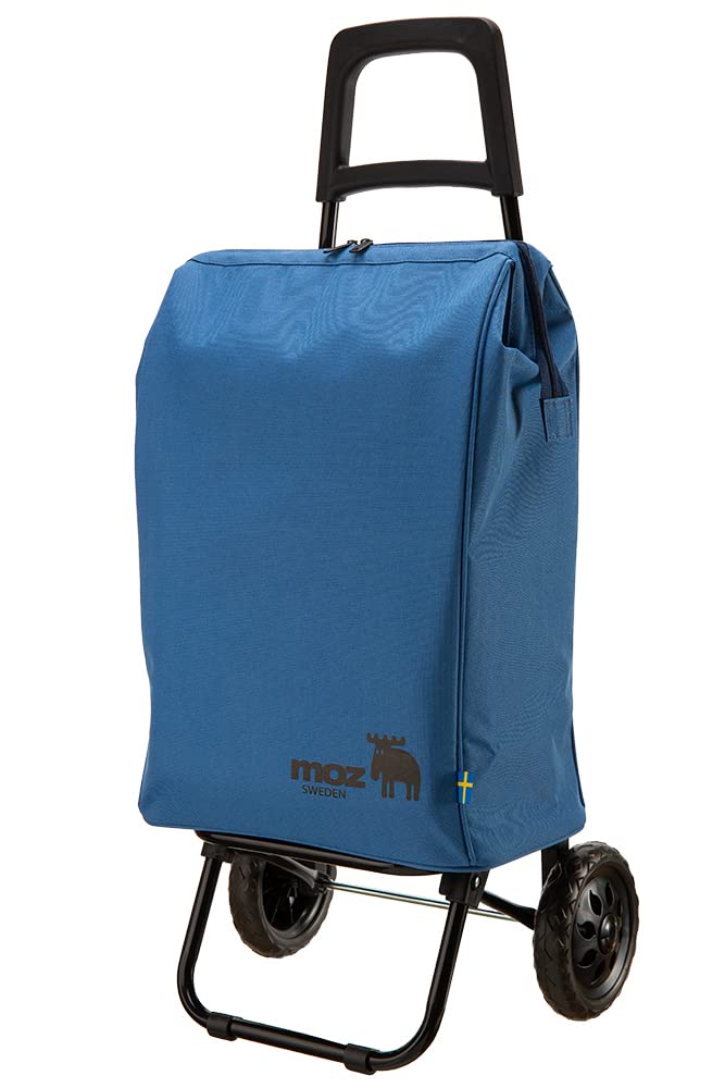 Amazon｜moz ショッピングキャリー がまぐち ライトブルー｜モズ - ショッピングキャリー 通販