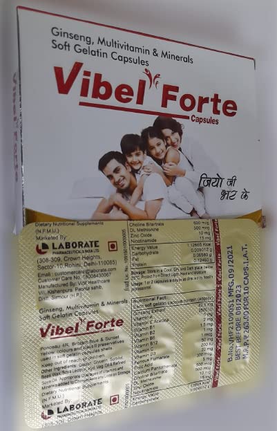 Buy VIBEL FORTE CAPSULES Online at Low Prices in India - Amazon.in