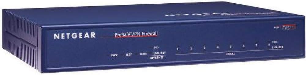 NETGEAR ProSafe VPN Firewall 50 FVS338 - Router + 8-port switch - EN ...