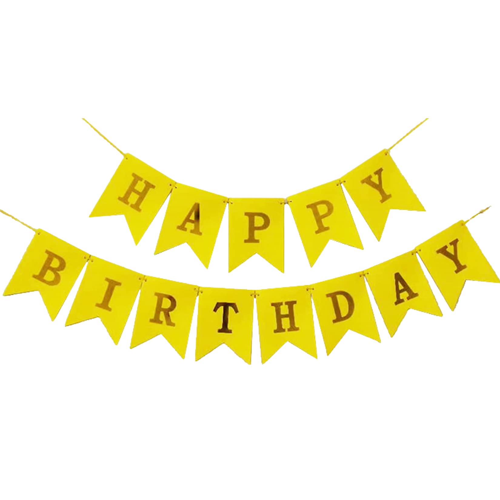 Snapklik.com : Yellow Birthday Party Decorations Set Happy Birthday ...