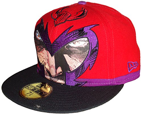 New Era Marvel X-Men Magneto Big Face 2009 59Fifty Fitted Cap Hat (7 3/ ...