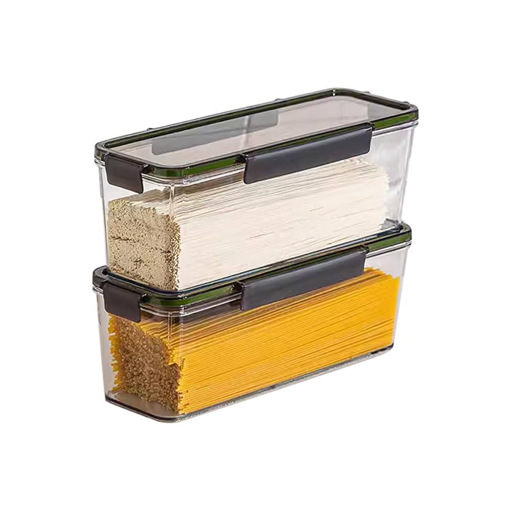 Amazon.com: VANDHOME Pasta Containers with Lids Plastic Food Container ...