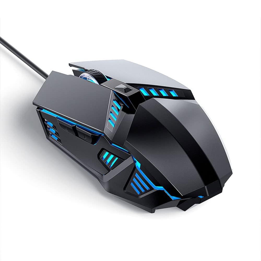 Amazon.com: Wired Gaming Mouse Macros Computer mice Mechanical 5 Colors ...