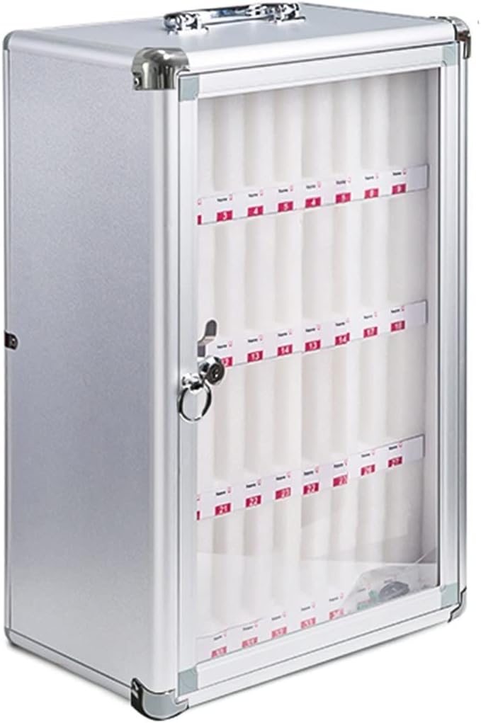 Amazon.com: Cell Phone Locker Box Wall- Mounted Cell Phones Storage ...