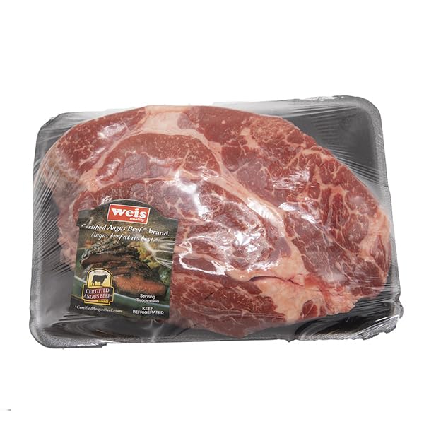 Amazon.com: Weis Quality, Boneless Chuck Roasts Certified Angus Beef ...