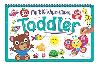 My Big Wipe Clean Toddler: Spiral Floor Pad: Kidsbooks Publishing ...